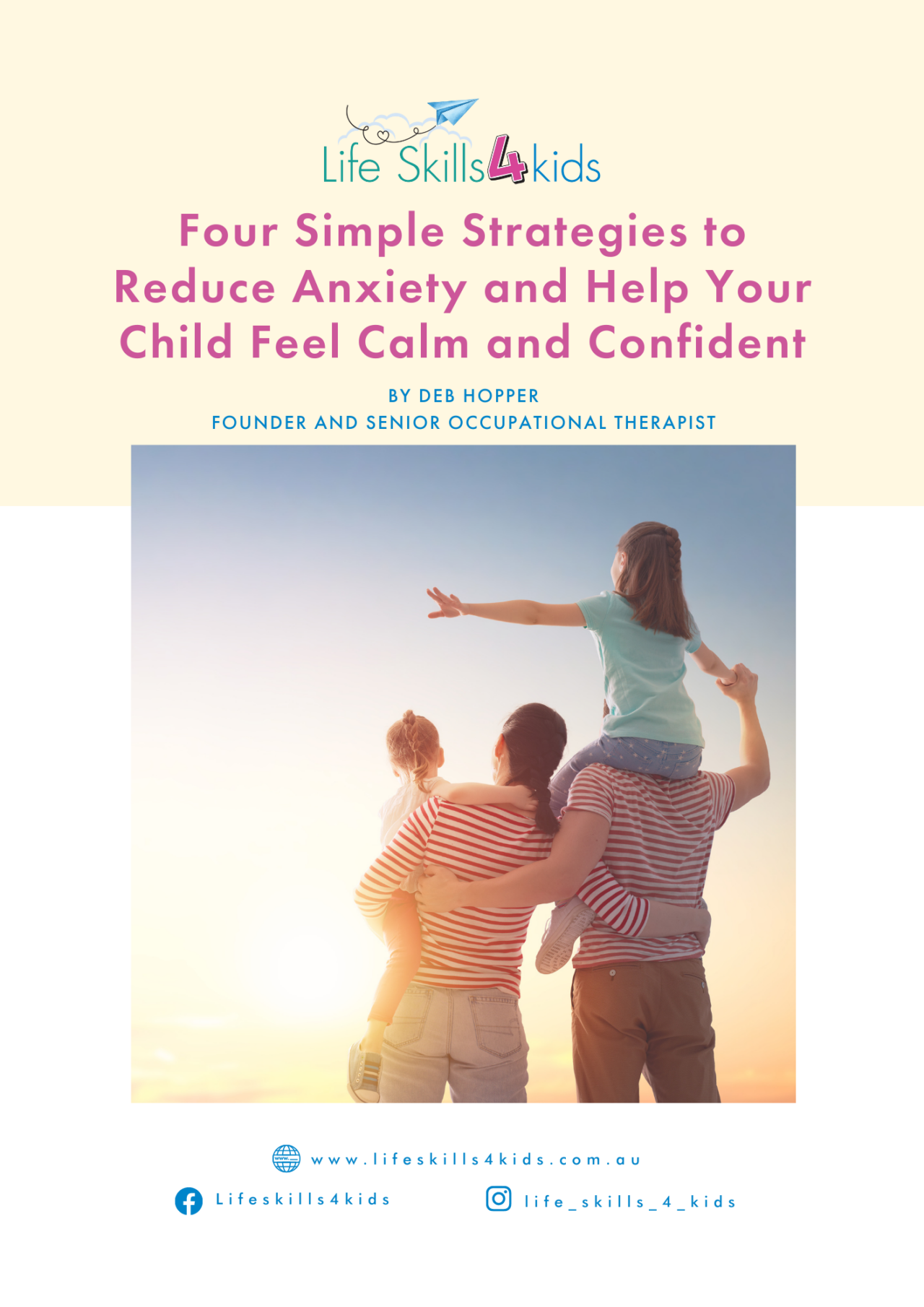 4 anchors to reduce anxiety | Life Skills 4 Kids